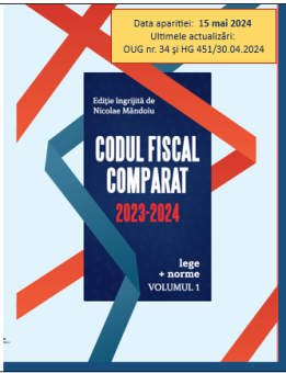 Codul fiscal 2023 - ultimele noutati fiscale, text comparat si actualizat